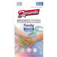 Zanzarella Braccialetti Colorati Family 25pz | Farmaviva.it